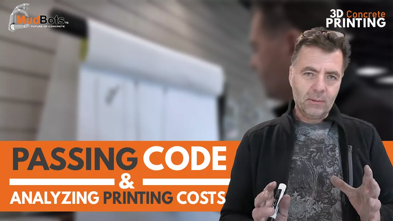 Passing Code And Analyzing Printing Costs 3DCP Mudbots